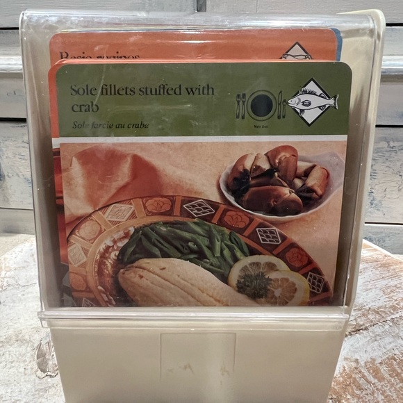 Kitchen | Vintage Mid Century Cook Indies Plastic Recipe Box Recipes ...